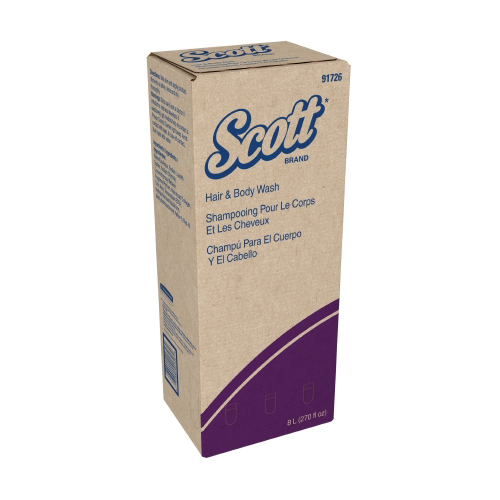 Scott Shampoo and Body Wash Scott 8,000 mL Dispenser Refill Bottle ...