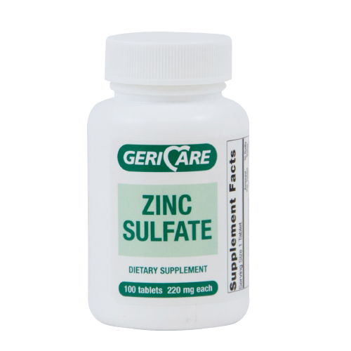 BettyMills: Zinc Sulfate 220 mg Tablets, 100EA per Bottle - McKesson 60 ...
