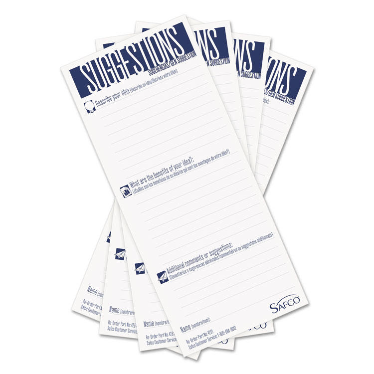 Suggestion Box Card Template