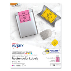 Avery® Printable Color Labels - Avery AVE4331 PK - Betty Mills