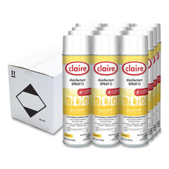 CLAIRE® Spray Q Disinfectant, 12/CT - PLZ Corp CL1002 CT - Betty Mills