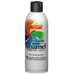 Champion Sprayon® Premium Enamel - Flat Black - Chase Products 419-0922 ...