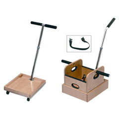 Baseline FCE Work Device - Mobile Weighted Cart with T-Handle ...