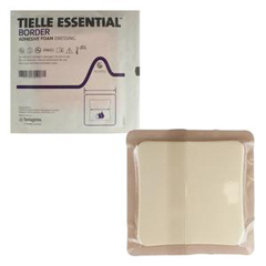 Systagenix TIELLE Essential Border Adhesive Foam Dressing, 4" x 7-7/8 ...