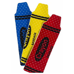Cardinal Health Sterile Adhesive Plastic Bandage, Crayon Design, 3/4" x ...