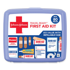Red Cross Travel Ready 80-Piece First Aid Kit - Betty Mills