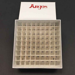 Cardboard Freezer Box with 81 Place Insert - Argos Technologies, Inc ...