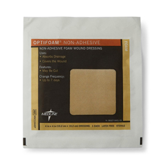 Optifoam Dressing, Foam, Non-Adherent, Optifoam, 4x4 - Medline ...