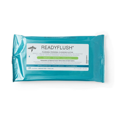 ReadyFlush Flushable Scented Wet Wipes, 8"x 10", 24 Wipes/Pack, 1 Pack ...
