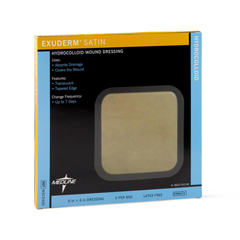 Exuderm Satin Hydrocolloid Wound Dressings, 5 Each per Box - Medline ...