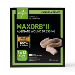 Maxorb II Alginate Dressings, 1" x 12" Rope, in Educational Packaging ...