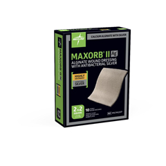 Maxorb II Silver Alginate Wound Dressing in Educational Packaging, 2" x ...