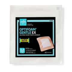 Optifoam Gentle EX Bordered Foam Dressing, 4" x 4", in Educational ...