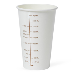 Medline Graduated Disposable Paper Drinking Cup, 16 oz - Medline ...