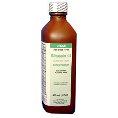 Eldertonic Generic OTC Siltussin Syrup, Sf, Af, 16 Oz Bt (Tussin ...