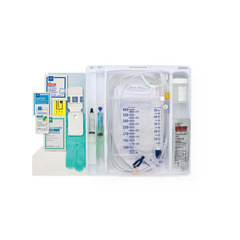 Total 1-Layer Silicone Catheter Tray with Urine Meter - Medline ...