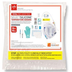 Snapsecure 1-Layer Foley Catheter Tray 18 Fr 10 mL - Betty Mills