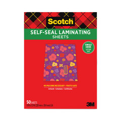 Scotch Magic Scotch™ Self-Sealing Laminating Sheets - 3M MMM70005182392 ...