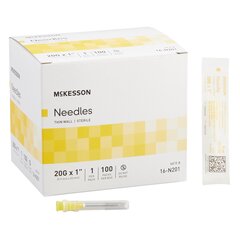 McKesson Hypodermic Needle, 100/BX, 10BX/CS - McKesson 16-N201 CS ...