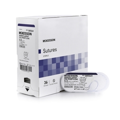 McKesson Nonabsorbable Suture with Needle Polypropylene CV-23 1/2 ...