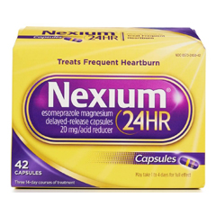Nexium 24 HR Antacid Nexium 24 HR 20 mg Capsule 42 Capsules - Glaxo ...