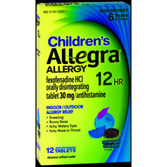 Children's Allegra Children's Allergy Relief Children's Allegra 30 mg ...
