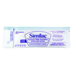 Similac Human Milk Fortifier Similac 0.17 oz. Individual Packet Powder ...