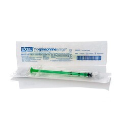 SnapMedical Epinephrine Syringe SnapMedical™ 0.5 mL Luer Lock Tip ...