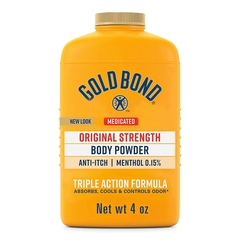 Body Powder Gold Bond® Medicated Original Strength 4 oz. Menthol Scent ...