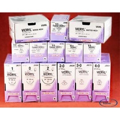 Coated Vicryl 8-0 8 inch Absorbable Suture with Needle - Betty Mills