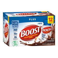 Boost Plus Oral Supplement Boost Plus Rich Chocolate Flavor Liquid 8 oz ...