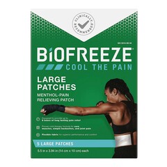 Biofreeze 5% Menthol Pain Relief Patch, 5/Box - Betty Mills