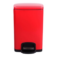 McKesson Trash Can McKesson 20 Quart / 5 gal. Red Metal Square ...