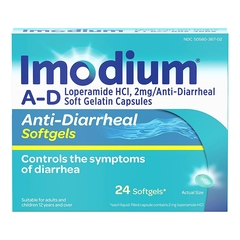 Imodium A-D Anti-Diarrheal Imodium® A-D 2 mg Strength Caplet 24 per Box ...
