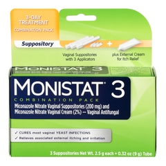 Monistat 3 Vaginal Antifungal MONISTAT® 3-Day Treatment Combination ...
