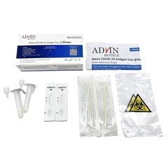 Advin Respiratory Test Kit Advin COVID-19 Antigen Test 2 Tests per Kit ...