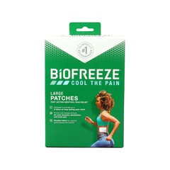 Biofreeze Topical Pain Relief Biofreeze® 5% Strength Menthol Patch, 3 ...
