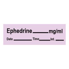 Timemed Drug Label, EPHEDrine_mg/mL Date_Time_In_ - PDC Healthcare AN-5 ...