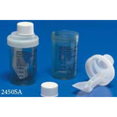 Cardinal Stool Specimen Container Precision 2 X 3-1/2 Inch Screw Cap ...