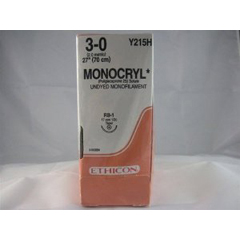 Monocryl Suture with Needle - J & J Healthcare Systems Y215H BX - Betty ...
