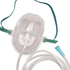 AirLife Oxygen Mask with U/Connect-It Tubing - Sun Med 001361 CS ...