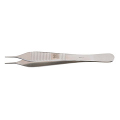 Miltex Adson Dressing Forceps Straight Serrated Tip - Betty Mills