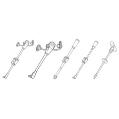 MIC-Key Bolus Extension Feeding Tube Set (0123-12), 5 EA/BX - Avanos ...