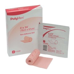 Polymem Wound Care Dressing 4in x 24in Roll Semipermeable Sterile ...