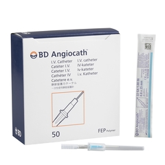 Angiocath Peripheral IV Catheter Angiocath 22 Gauge 1 Inch Without ...