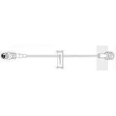 Baxter Extension Set 8" 1 Port 0.4 mL Priming Volume DEHP-Free - Baxter ...