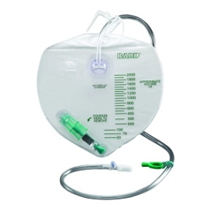 Bard Urinary Drain Bag Anti-Reflux Valve 2000 mL Vinyl - Bard Medical ...