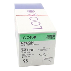 LOOK® Suture with C6 Needle, 12/BX - Surgical Specialties 928B BX ...