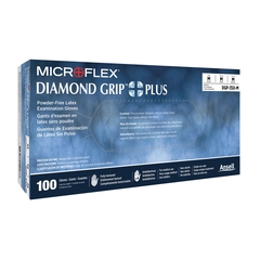 Diamond Grip Plus Exam Glove Diamond Grip Plus Medium NonSterile Latex ...