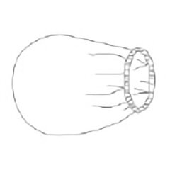 Banded Bag, Round 50 L X 25 W Inch General Purpose, 25/CS - Microtek ...